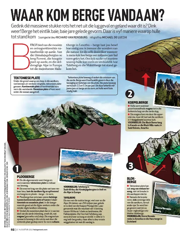Hoe ontstaan berge? - PressReader