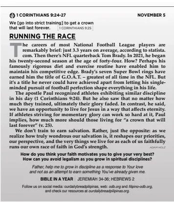 RUNNING THE RACE - PressReader