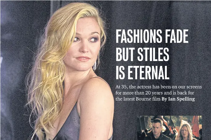 Julia Stiles has been playing opposite Matt Damon for 15 years, and she still loves being in ...