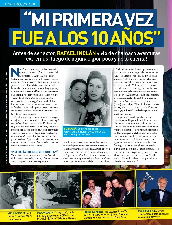 “Mi priMera vez fue a los 10 años” - PressReader