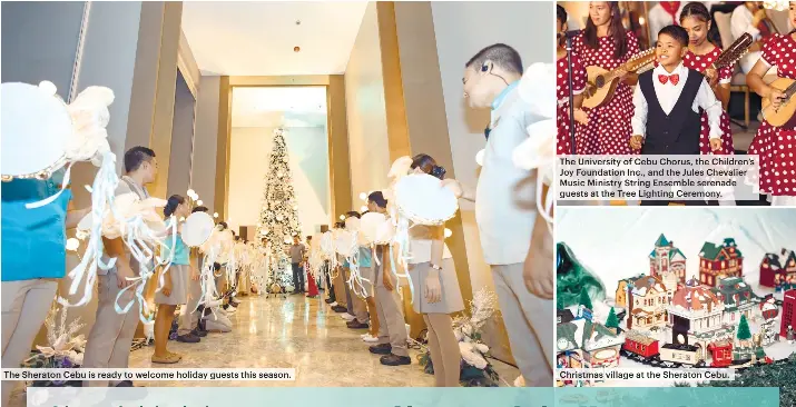 Cheerful holiday moments at Sheraton Cebu Mactan Resort - PressReader