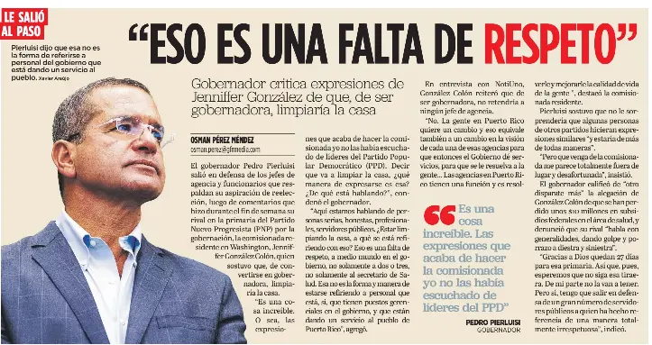 “ESO ES UNA FALTA DE RESPETO” - PressReader