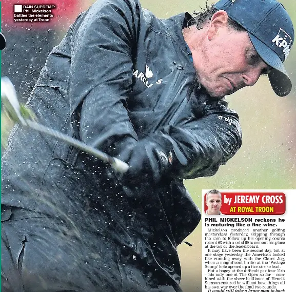 PHIL STILL SWINGING IN THE RAIN - PressReader