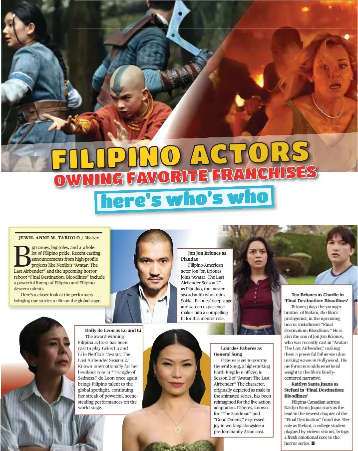 FILIPINO ACTORS OWNING FAVORITE FRANCHISES here's who's who - PressReader