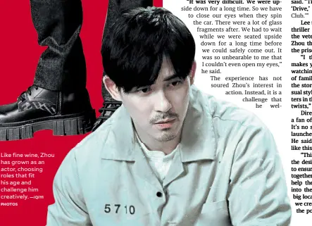 VIC ZHOU IS IN ‘DANGER ZONE’ - PressReader