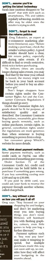 DON’T END UP BLUE ON BLACK FRIDAY - PressReader