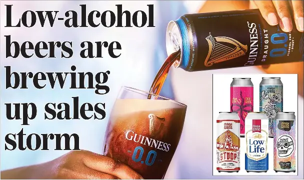 Low-alcohol beers are brewing up sales storm - PressReader
