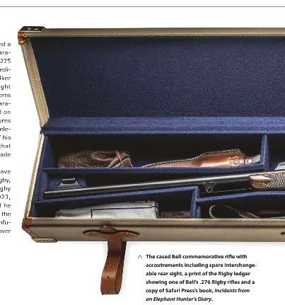 Rigby’s ‘Karamojo’ Bell Commemorat­ive Rifle - PressReader