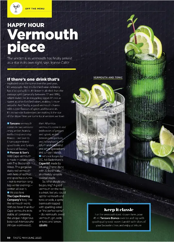 Vermouth piece - PressReader