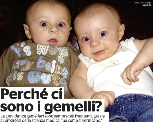 Perché ci sono i gemelli? - PressReader