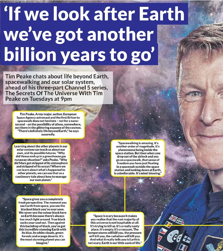 ‘If we look after Earth we’ve got another billion years to go ...