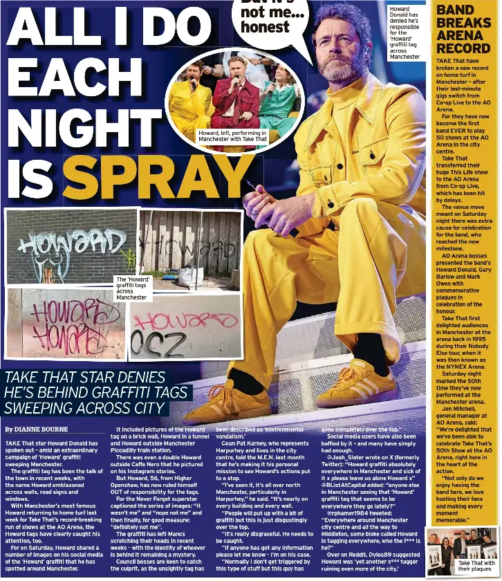 ALL I DO EACH NIGHT IS SPRAY - PressReader