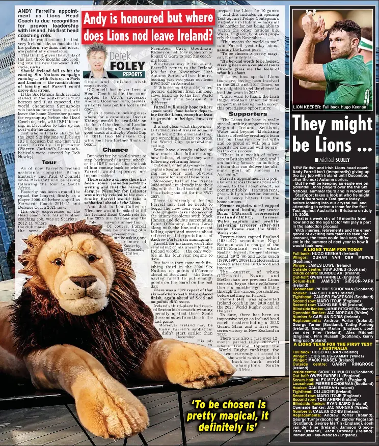 TO STEP IN FOR THEIR AUSTRALIA TOUR-BOUND HEAD COACH - PressReader