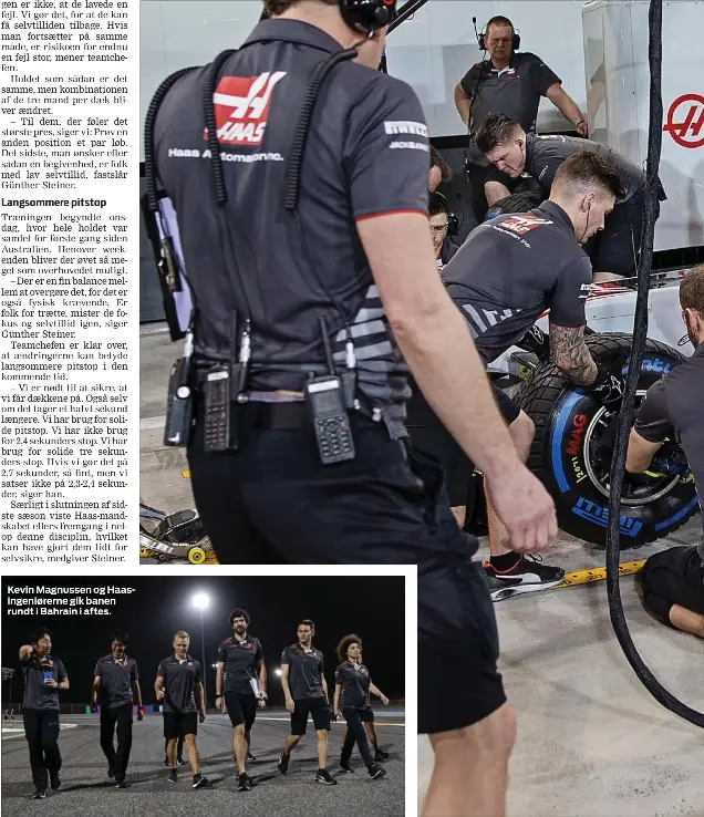 EFTER PITSTOP-FADAESEN: NY OPSTILLING­HOS HAAS BAHRAIN - PressReader