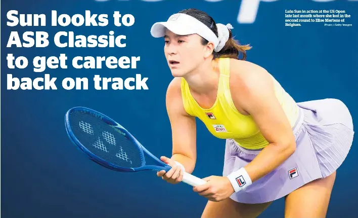 Sun looks to ASB Classic to get career back on track - PressReader
