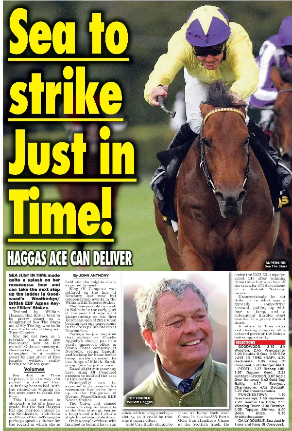 Sea to strike Just in Time! - PressReader