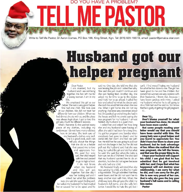 Husband got our helper pregnant - PressReader