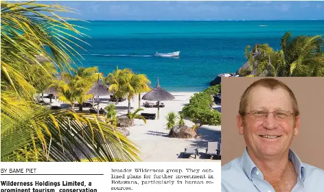 WILDERNESS HOLDINGS TARGETS MAURITIUS - PressReader