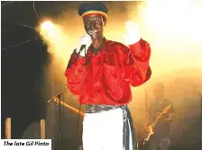 Local artistes pay tribute to Gil Pinto - PressReader