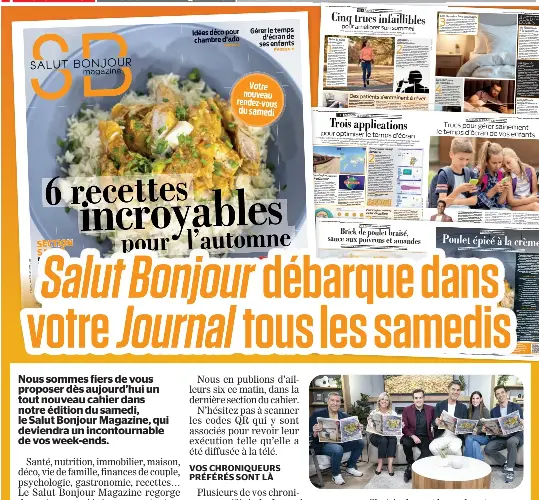 Salut bonjour débarque dans votre journal tous les samedis - PressReader