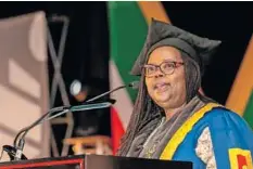Dr Gloria Serobe appointed as TUT chancellor - PressReader