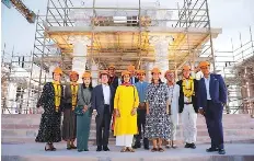 Envoys of 30 nations visit Abu Dhabi temple site - PressReader