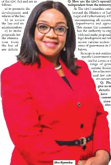 Law Developmen­t Commission actively reforming Zim legislatio­n - PressReader