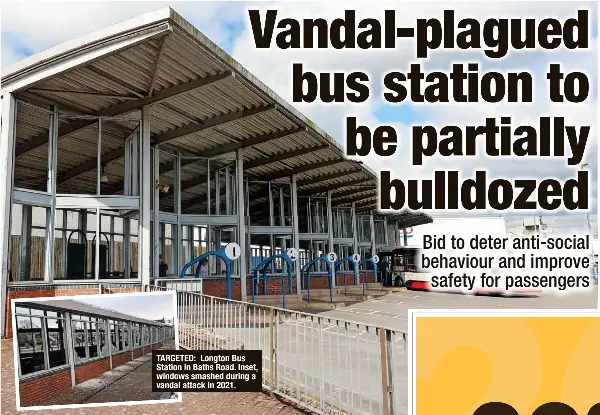 VANDAL-PLAGUED BUS STATION TO BE PARTIALLY BULLDOZED - PressReader
