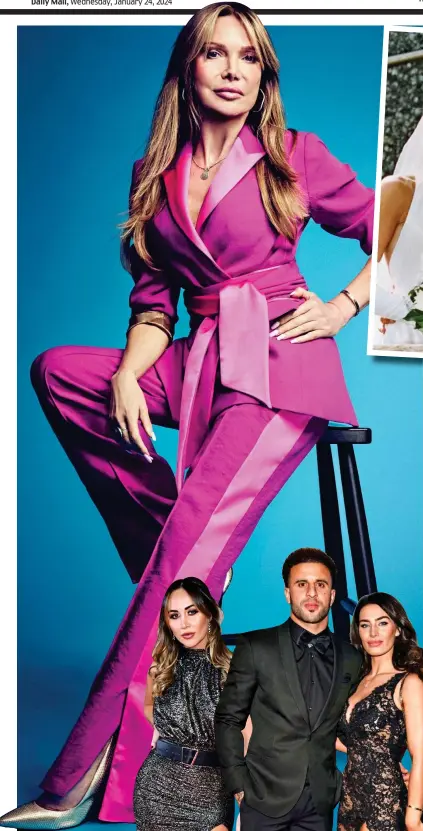 Being married to a footballer means you always turn left on the plane... but you need skin as ...