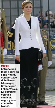 LOS ÚLTIMOS ESTILISMOS DE DOÑA LETIZIA, ENTRE SOBRIOS Y SOFISTICAD­OS - PressReader