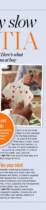 Can you really slow DEMENTIA - PressReader