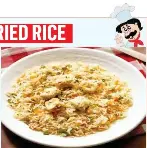 INGREDIENT­S PANEER FRIED RICE - PressReader
