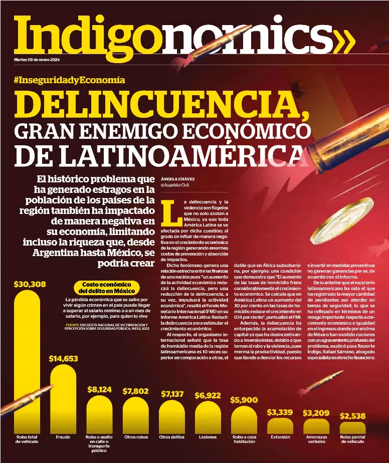 DELINCUENC­IA, GRAN ENEMIGO ECONÓMICO DE LATINOAMÉR­ICA - PressReader