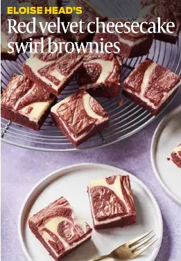 Red velvet cheesecake swirl brownies - PressReader