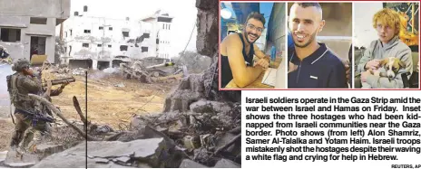 Israel vows to keep up pressure on Hamas - PressReader