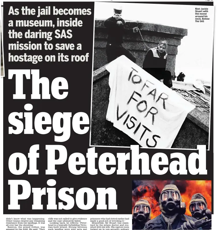 ‘A single-file walk on a wet ledge 70ft in the air’ The siege of ...