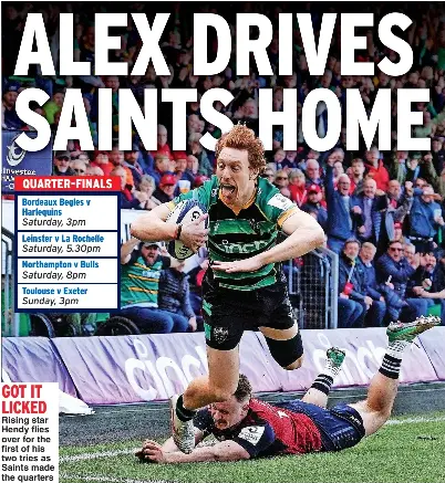 ALEX DRIVES SAINTS HOME - PressReader