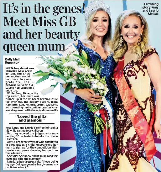 It’s in the genes! Meet Miss GB and her beauty queen mum - PressReader