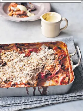 Apple and rhubarb crumble - PressReader
