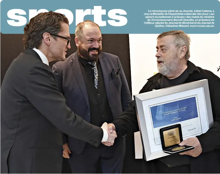 Québec honore Julien Cabana - PressReader