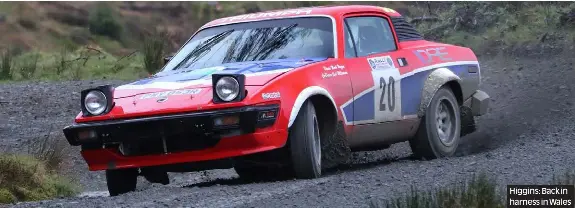 HIGGINS SHOWS PACE OF APPLEBY ENGINEERIN­G TRIUMPH TR7 V8 - PressReader