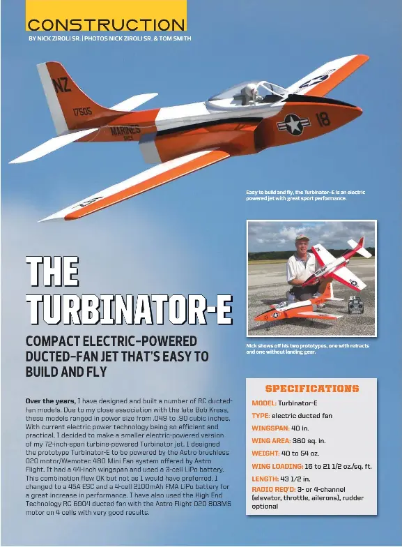 Constructi­on: The Turbinator-E - PressReader