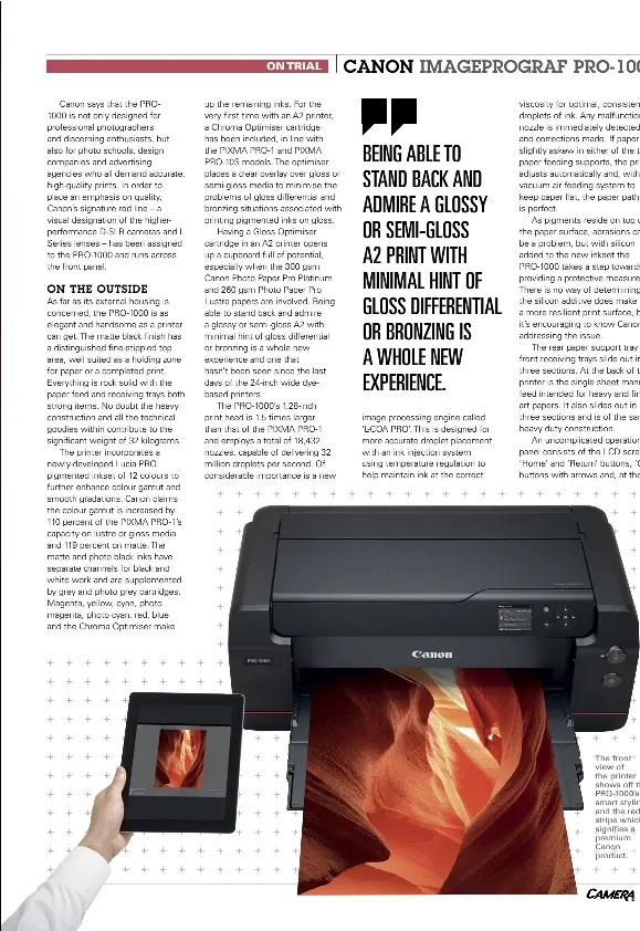 Canon image PROGRAF PRO-1000 - PressReader