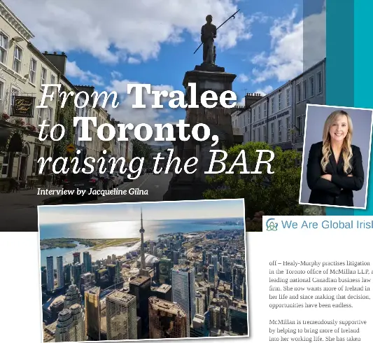 From Tralee to Toronto, raising the BAR - PressReader