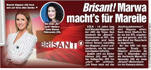 Brisant! Marwa macht’s für Mareile - PressReader