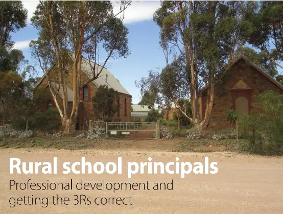Rural school principals: - PressReader