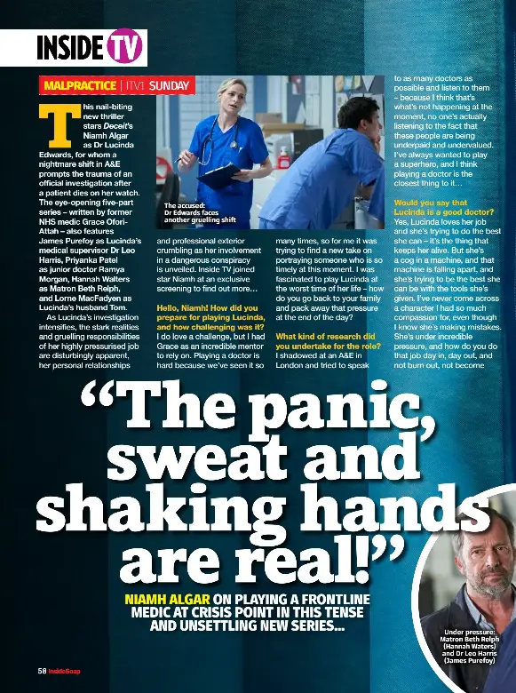 “The panic, sweat and shaking hands are real!” - PressReader