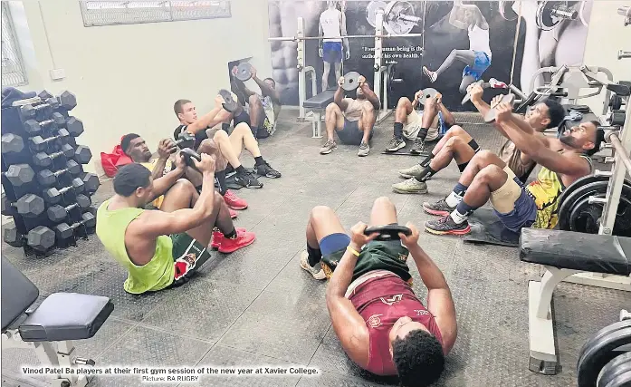 Gym training begins - PressReader