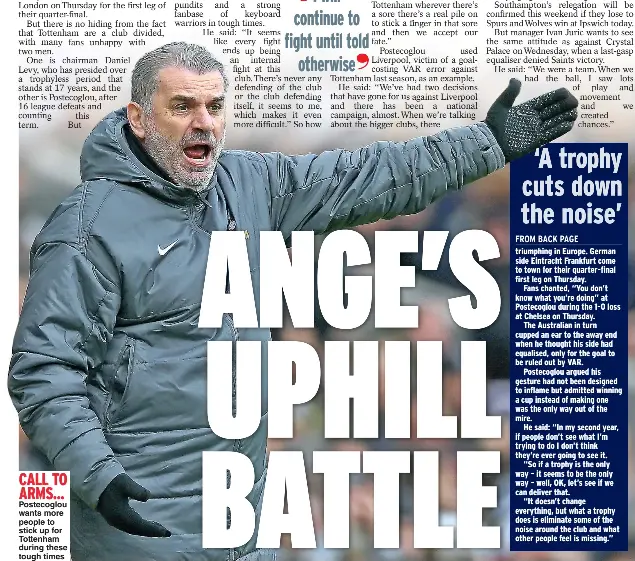 ANGE’S UPHILL BATTLE - PressReader