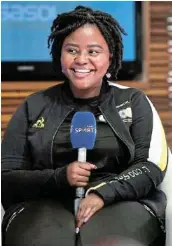 Tsebe explains her role with Banyana head of World Cup - PressReader